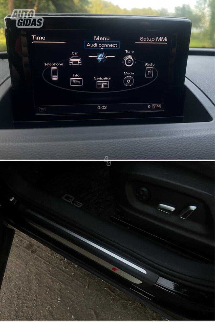 Audi Q3 2017 in Vilnius, with an engine capacity of 2.00 L and mileage of 207 thousand km for 14500 €, photo 18 on AUTOMOTO.COM.LV