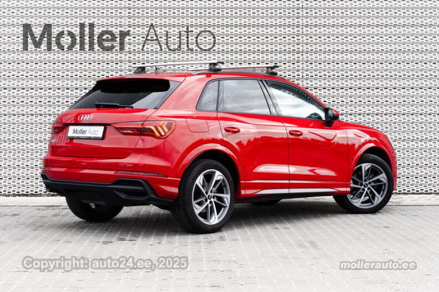 Audi Q3 2023 in Riga, with an engine capacity of 2.00 L and mileage of 33 thousand km for 36900 €, photo 4 on AUTOMOTO.COM.LV