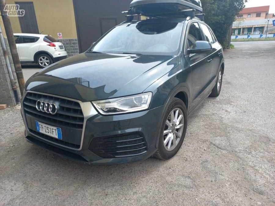 Green Audi Q3 2018 in Panevezys, with an engine capacity of 2.00 L and mileage of 242 thousand km for 11500 €, photo 1 on AUTOMOTO.COM.LV