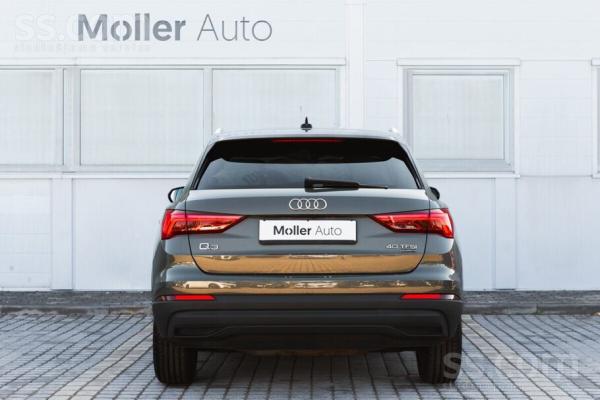 Green Audi Q3 2023 in Ventspils, with an engine capacity of 2.00 L and mileage of 119 thousand km for 27450 €, photo 4 on AUTOMOTO.COM.LV