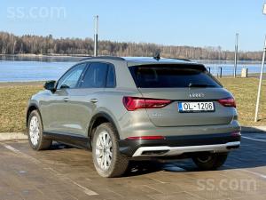Green Audi Q3 2024 in Riga, with an engine capacity of 2.00 L and mileage of 30 thousand km for 33000 €, photo  on AUTOMOTO.COM.LV