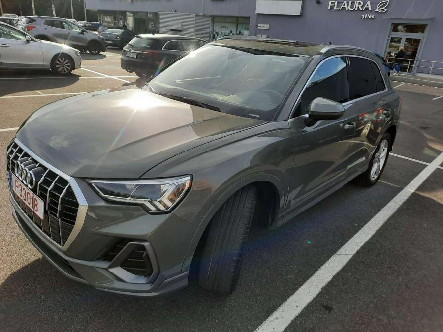 Zaļš Audi Q3 2022 Viļņa, ar dzinēja tilpumu 2.00 L un nobraukumu 80 tūkst. km par 27500 €, foto 4 vietnē AUTOMOTO.COM.LV