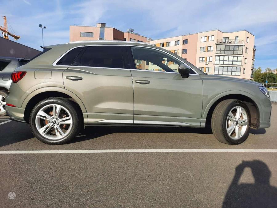 Zaļš Audi Q3 2022 Viļņa, ar dzinēja tilpumu 2.00 L un nobraukumu 80 tūkst. km par 27500 €, foto 6 vietnē AUTOMOTO.COM.LV