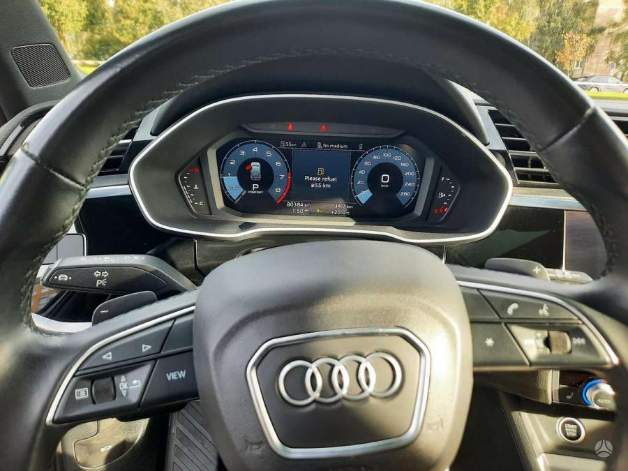 Zaļš Audi Q3 2022 Viļņa, ar dzinēja tilpumu 2.00 L un nobraukumu 80 tūkst. km par 27500 €, foto 13 vietnē AUTOMOTO.COM.LV