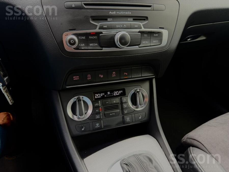 Grey Audi Q3 2011 in Rezekne, with an engine capacity of 2.00 L and mileage of 261 thousand km for 11990 €, photo 13 on AUTOMOTO.COM.LV
