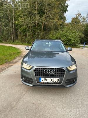 Pelēks Audi Q3 2011 Rīga, ar dzinēja tilpumu 2.00 L un nobraukumu 284 tūkst. km par 7500 €, foto  vietnē AUTOMOTO.COM.LV