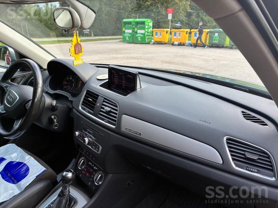 Pelēks Audi Q3 2011 Rīga, ar dzinēja tilpumu 2.00 L un nobraukumu 284 tūkst. km par 7500 €, foto 16 vietnē AUTOMOTO.COM.LV