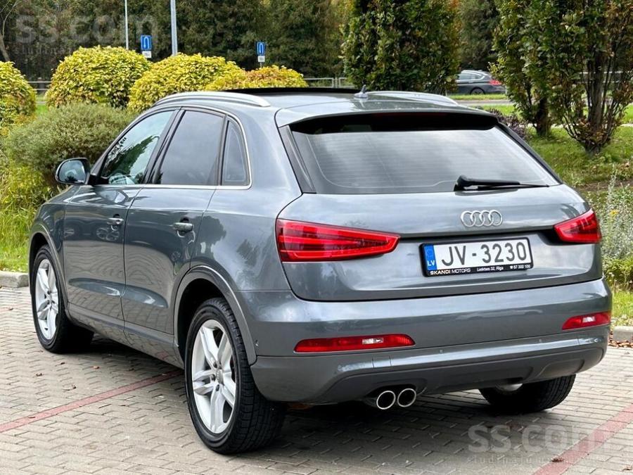 Grey Audi Q3 2011 in Riga, with an engine capacity of 2.00 L and mileage of 286 thousand km for 8950 €, photo 7 on AUTOMOTO.COM.LV