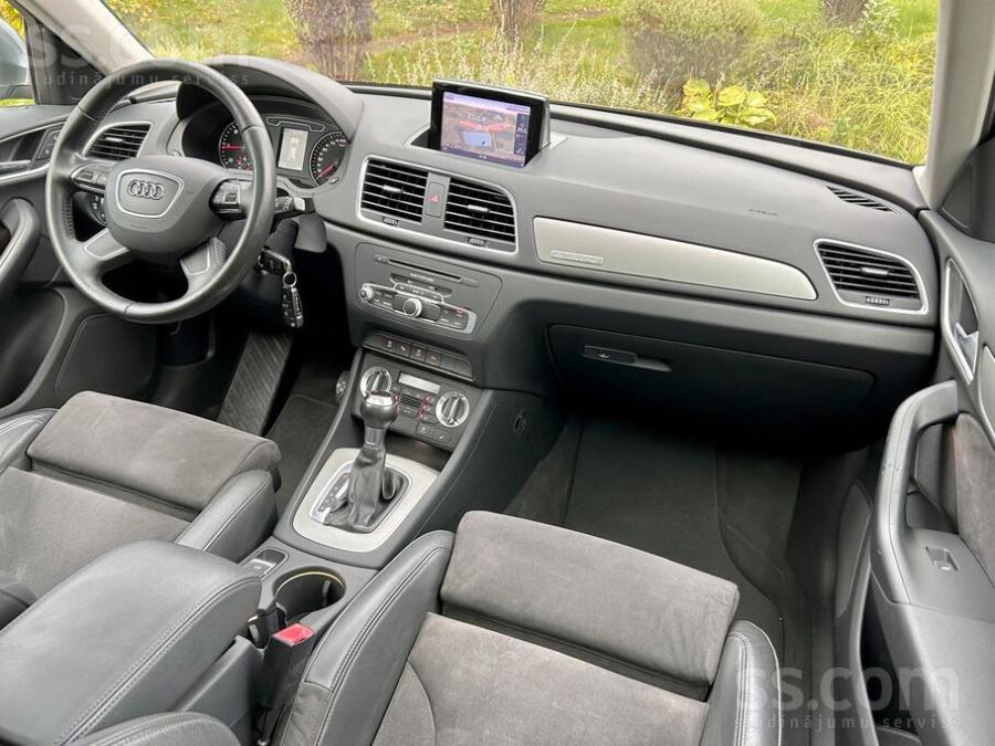 Grey Audi Q3 2011 in Riga, with an engine capacity of 2.00 L and mileage of 286 thousand km for 8950 €, photo 18 on AUTOMOTO.COM.LV