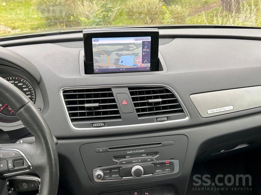 Grey Audi Q3 2011 in Riga, with an engine capacity of 2.00 L and mileage of 286 thousand km for 8950 €, photo 23 on AUTOMOTO.COM.LV