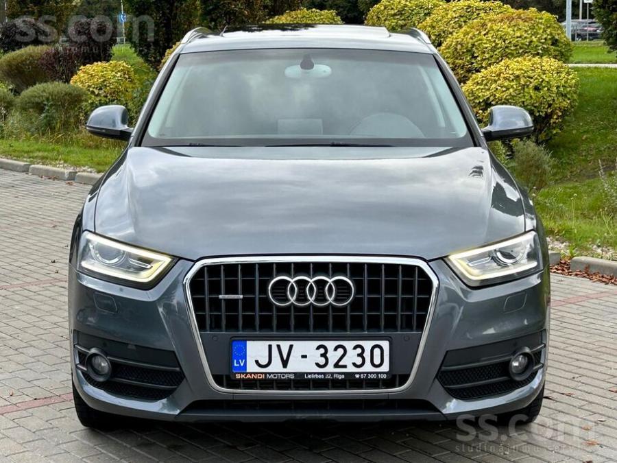 Grey Audi Q3 2011 in Riga, with an engine capacity of 2.00 L and mileage of 286 thousand km for 8950 €, photo 28 on AUTOMOTO.COM.LV