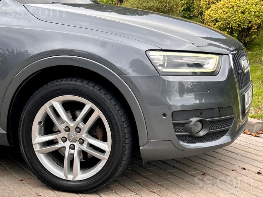Grey Audi Q3 2011 in Riga, with an engine capacity of 2.00 L and mileage of 286 thousand km for 8950 €, photo 30 on AUTOMOTO.COM.LV