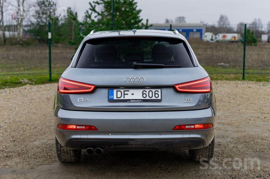 Pelēks Audi Q3 2012 Rīga, ar dzinēja tilpumu 2.00 L un nobraukumu 0 tūkst. km par 14900 €, foto 5 vietnē AUTOMOTO.COM.LV