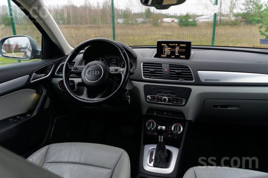 Pelēks Audi Q3 2012 Rīga, ar dzinēja tilpumu 2.00 L un nobraukumu 0 tūkst. km par 14900 €, foto 11 vietnē AUTOMOTO.COM.LV