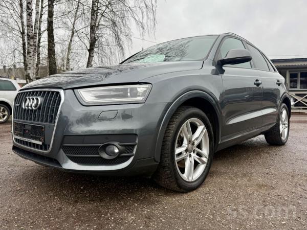 Grey Audi Q3 2012 in Riga, with an engine capacity of 2.00 L and mileage of 0 thousand km for 9990 €, photo 1 on AUTOMOTO.COM.LV