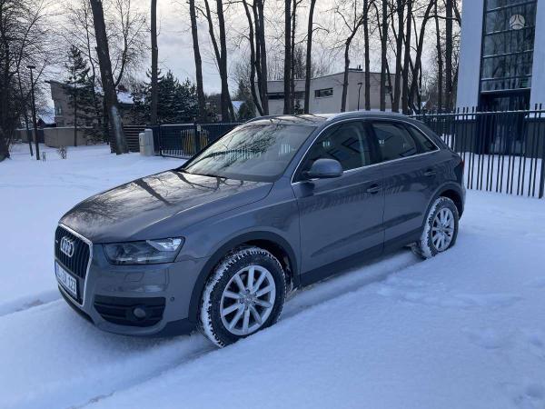 Grey Audi Q3 2012 in Kaunas, with an engine capacity of 2.00 L and mileage of 235 thousand km for 8590 €, photo 1 on AUTOMOTO.COM.LV