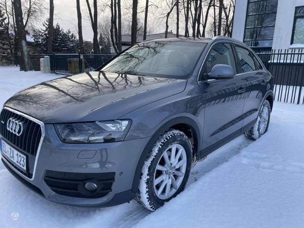 Grey Audi Q3 2012 in Kaunas, with an engine capacity of 2.00 L and mileage of 235 thousand km for 8590 €, photo 8 on AUTOMOTO.COM.LV
