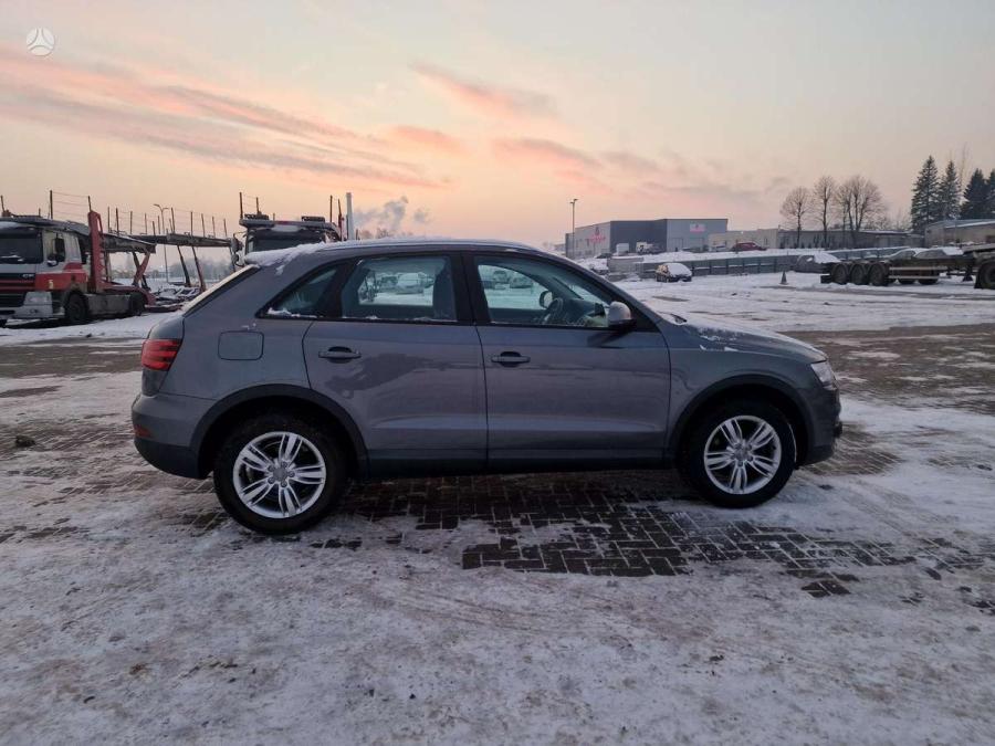 Grey Audi Q3 2012 in Taurage, with an engine capacity of 1.97 L and mileage of 215 thousand km for 8400 €, photo 6 on AUTOMOTO.COM.LV