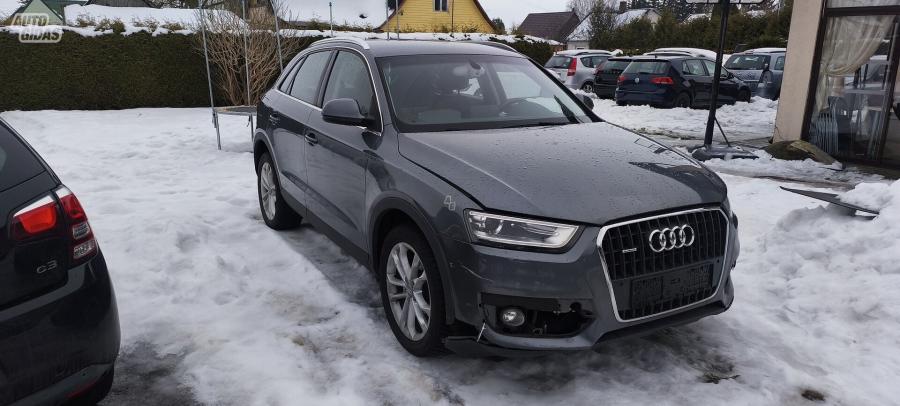 Grey Audi Q3 2012 in Marijampole, with an engine capacity of 2.00 L and mileage of 190 thousand km for 7650 €, photo 2 on AUTOMOTO.COM.LV