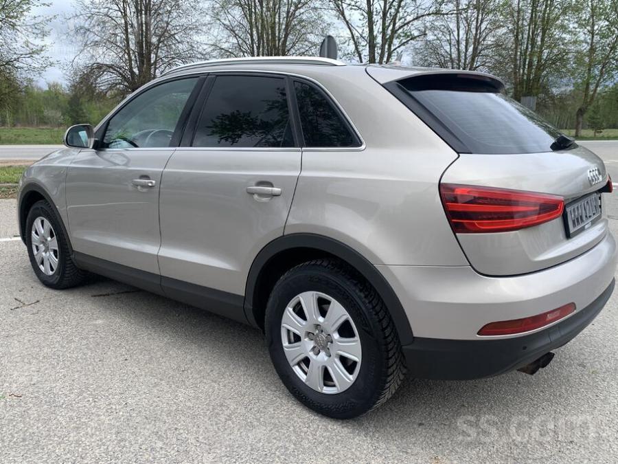 Grey Audi Q3 2012 in Ogre, with an engine capacity of 2.00 L and mileage of 148 thousand km for 10990 €, photo 7 on AUTOMOTO.COM.LV