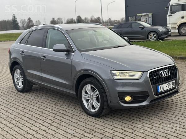 Pelēks Audi Q3 2012 Talsi, ar dzinēja tilpumu 2.00 L un nobraukumu 205 tūkst. km par 11970 €, foto 1 vietnē AUTOMOTO.COM.LV