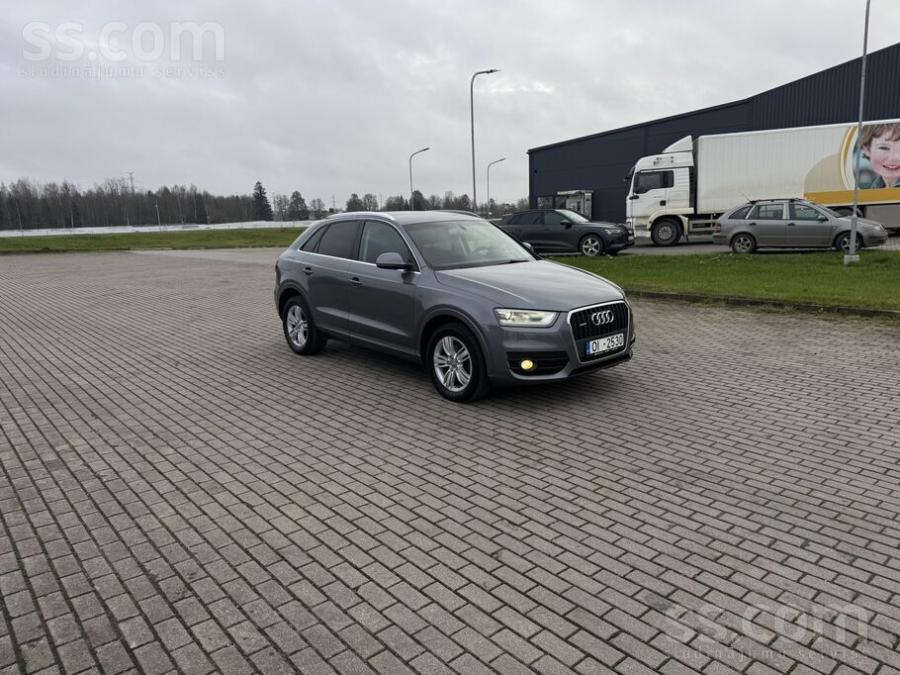 Grey Audi Q3 2012 in Talsi, with an engine capacity of 2.00 L and mileage of 205 thousand km for 11970 €, photo 10 on AUTOMOTO.COM.LV