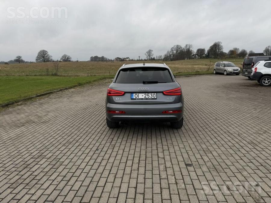 Grey Audi Q3 2012 in Talsi, with an engine capacity of 2.00 L and mileage of 205 thousand km for 11970 €, photo 12 on AUTOMOTO.COM.LV