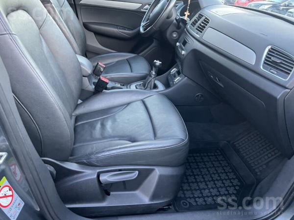 Grey Audi Q3 2012 in Riga, with an engine capacity of 2.00 L and mileage of 244 thousand km for 9950 €, photo 5 on AUTOMOTO.COM.LV