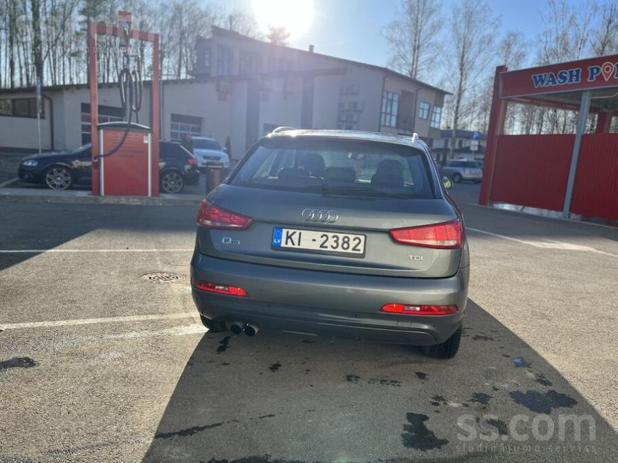 Grey Audi Q3 2012 in Riga, with an engine capacity of 2.00 L and mileage of 244 thousand km for 9950 €, photo 12 on AUTOMOTO.COM.LV