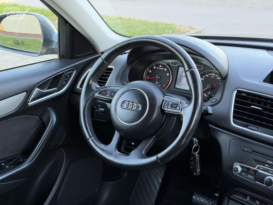 Grey Audi Q3 2012 in Kaisiadorys, with an engine capacity of 2.00 L and mileage of 223 thousand km for 9300 €, photo 28 on AUTOMOTO.COM.LV