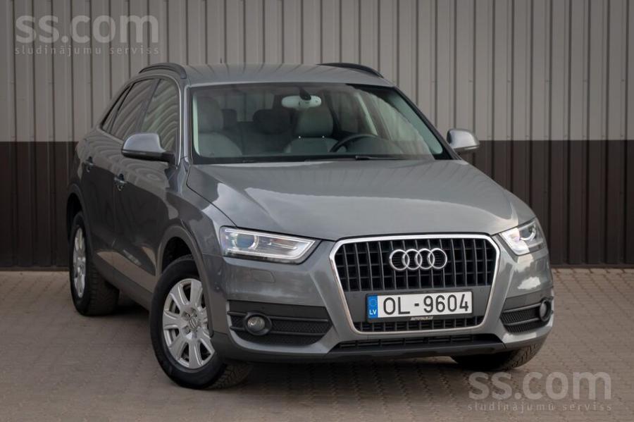 Pelēks Audi Q3 2012 Talsi, ar dzinēja tilpumu 2.00 L un nobraukumu 249 tūkst. km par 10950 €, foto 1 vietnē AUTOMOTO.COM.LV