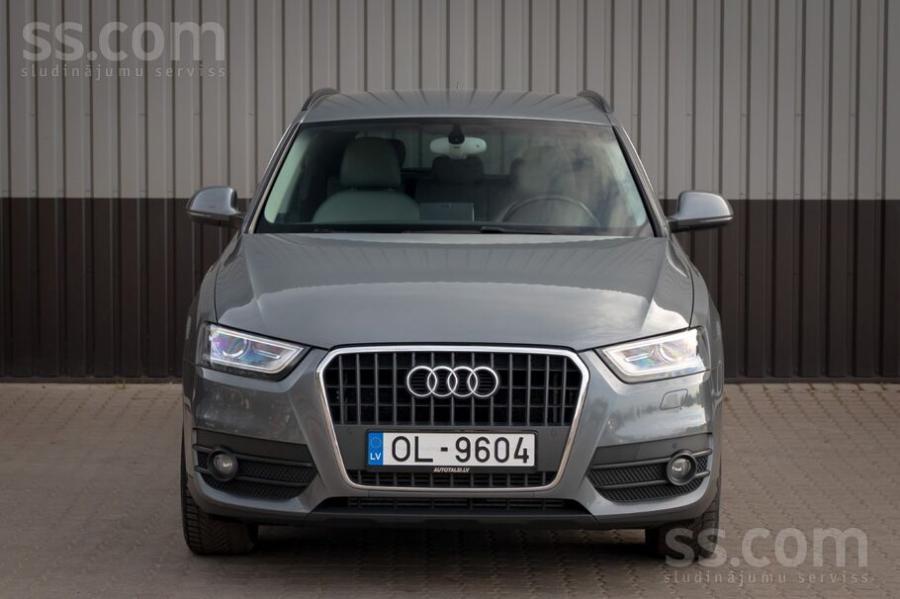 Pelēks Audi Q3 2012 Talsi, ar dzinēja tilpumu 2.00 L un nobraukumu 249 tūkst. km par 10950 €, foto 3 vietnē AUTOMOTO.COM.LV
