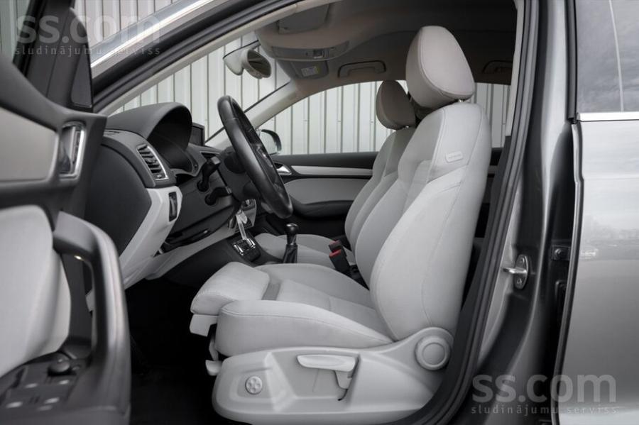 Pelēks Audi Q3 2012 Talsi, ar dzinēja tilpumu 2.00 L un nobraukumu 249 tūkst. km par 10950 €, foto 10 vietnē AUTOMOTO.COM.LV