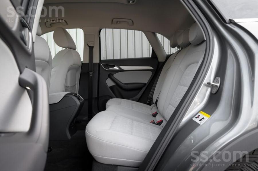 Pelēks Audi Q3 2012 Talsi, ar dzinēja tilpumu 2.00 L un nobraukumu 249 tūkst. km par 10950 €, foto 11 vietnē AUTOMOTO.COM.LV