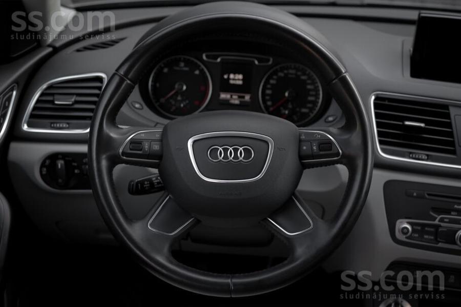 Pelēks Audi Q3 2012 Talsi, ar dzinēja tilpumu 2.00 L un nobraukumu 249 tūkst. km par 10950 €, foto 19 vietnē AUTOMOTO.COM.LV