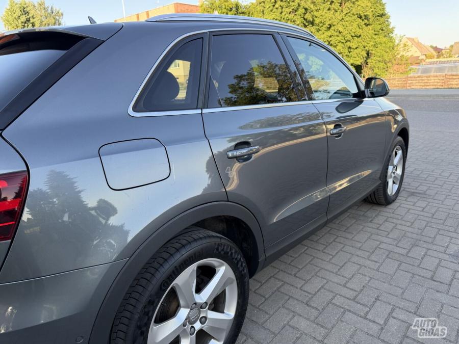 Grey Audi Q3 2012 in Kaisiadorys, with an engine capacity of 2.00 L and mileage of 223 thousand km for 9150 €, photo 16 on AUTOMOTO.COM.LV
