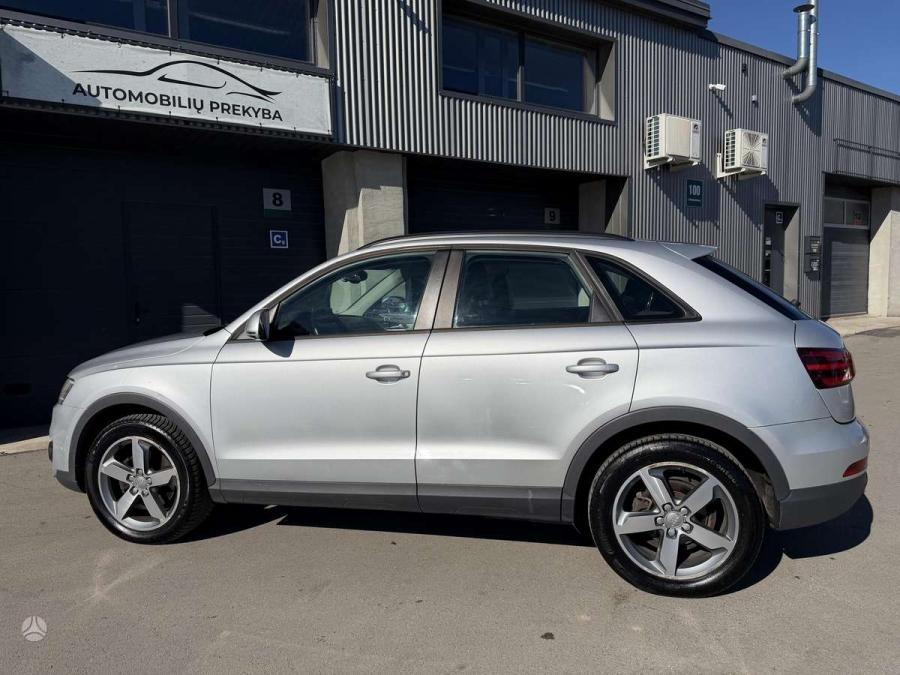 Grey Audi Q3 2012 in Siauliai, with an engine capacity of 1.98 L and mileage of 220 thousand km for 6700 €, photo 8 on AUTOMOTO.COM.LV