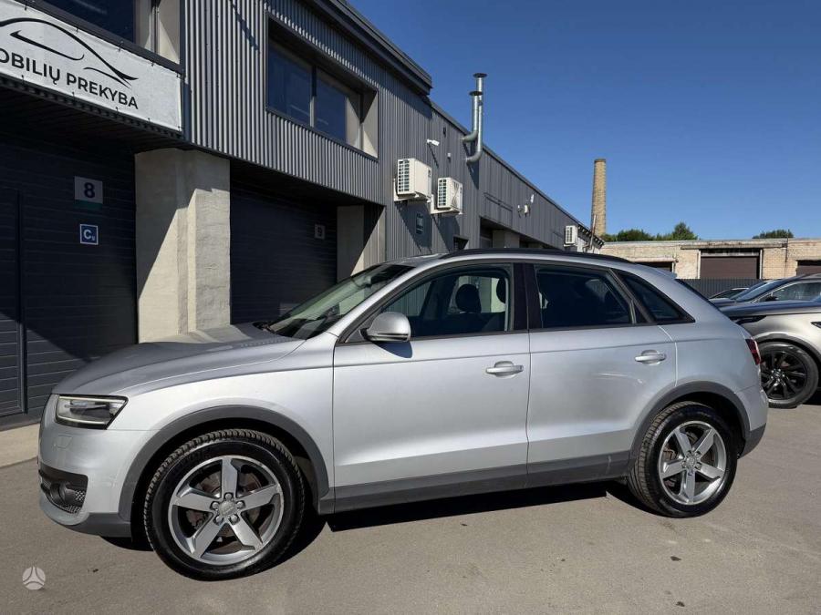 Grey Audi Q3 2012 in Siauliai, with an engine capacity of 1.98 L and mileage of 220 thousand km for 6700 €, photo 9 on AUTOMOTO.COM.LV
