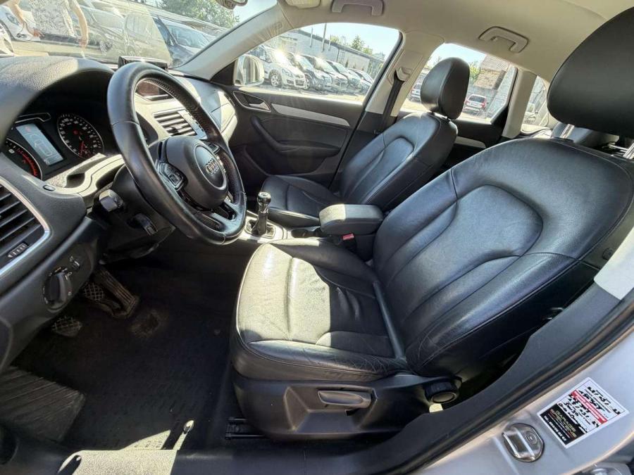 Grey Audi Q3 2012 in Siauliai, with an engine capacity of 1.98 L and mileage of 220 thousand km for 6700 €, photo 16 on AUTOMOTO.COM.LV