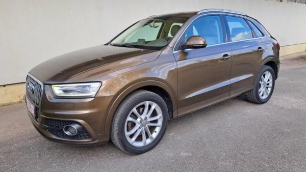 Pelēks Audi Q3 2012 Rīga, ar dzinēja tilpumu 2.00 L un nobraukumu 273 tūkst. km par 10650 €, foto 1 vietnē AUTOMOTO.COM.LV