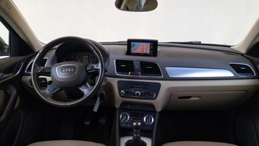 Grey Audi Q3 2012 in Riga, with an engine capacity of 2.00 L and mileage of 273 thousand km for 10650 €, photo 3 on AUTOMOTO.COM.LV