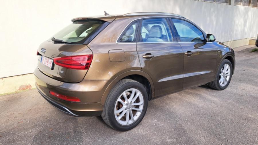 Grey Audi Q3 2012 in Riga, with an engine capacity of 2.00 L and mileage of 273 thousand km for 10650 €, photo 9 on AUTOMOTO.COM.LV