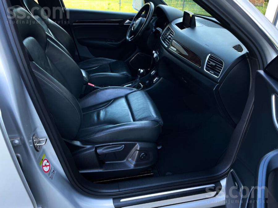 Grey Audi Q3 2012 in Jelgava, with an engine capacity of 2.00 L and mileage of 246 thousand km for 10996 €, photo 5 on AUTOMOTO.COM.LV