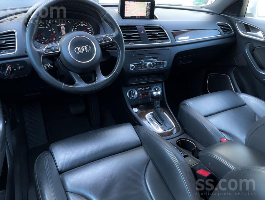 Grey Audi Q3 2012 in Jelgava, with an engine capacity of 2.00 L and mileage of 246 thousand km for 10996 €, photo 7 on AUTOMOTO.COM.LV