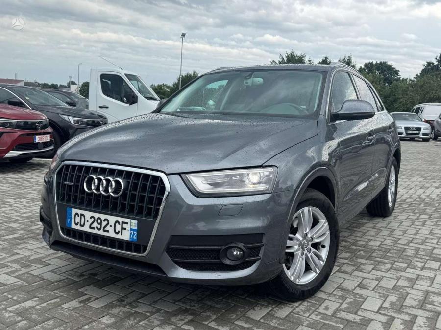 Grey Audi Q3 2012 in Taurage, with an engine capacity of 1.98 L and mileage of 198 thousand km for 8999 €, photo 1 on AUTOMOTO.COM.LV