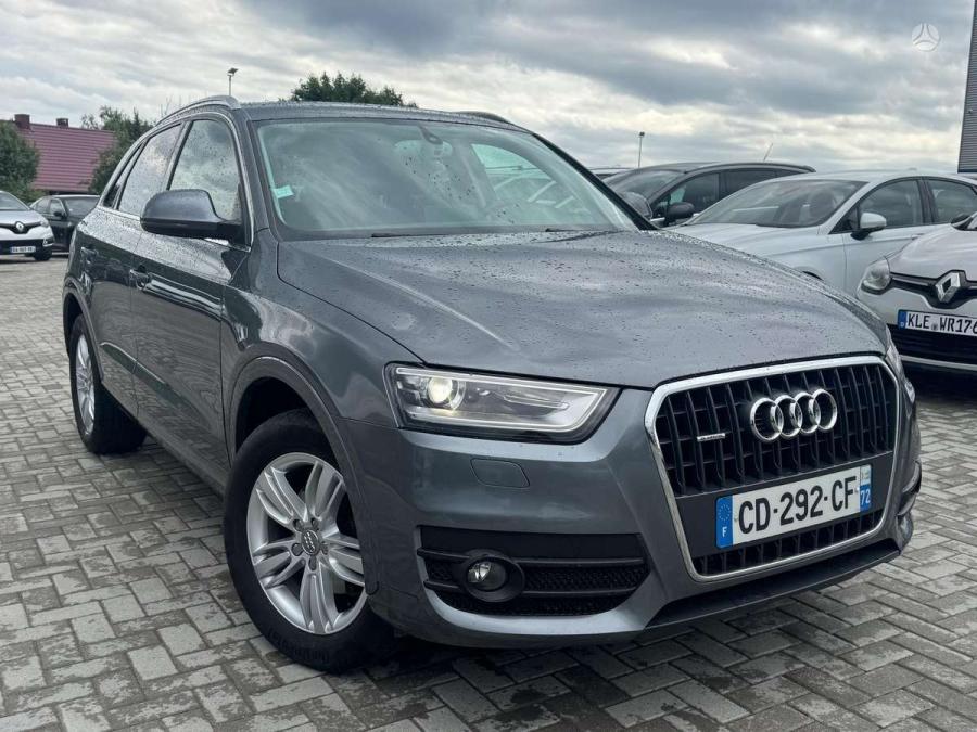 Grey Audi Q3 2012 in Taurage, with an engine capacity of 1.98 L and mileage of 198 thousand km for 8999 €, photo 4 on AUTOMOTO.COM.LV