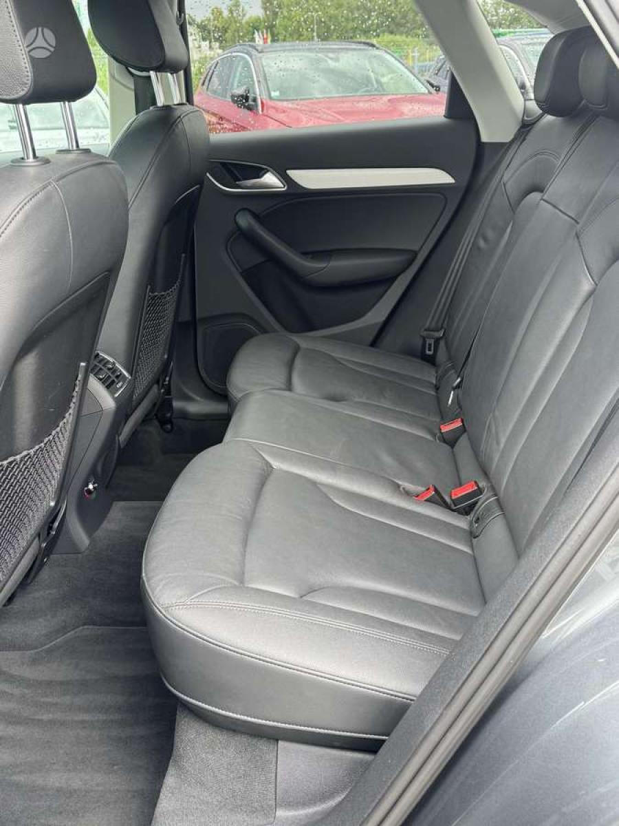 Grey Audi Q3 2012 in Taurage, with an engine capacity of 1.98 L and mileage of 198 thousand km for 8999 €, photo 13 on AUTOMOTO.COM.LV