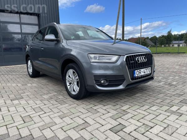 Grey Audi Q3 2012 in Ogre, with an engine capacity of 2.00 L and mileage of 178 thousand km for 11970 €, photo 6 on AUTOMOTO.COM.LV
