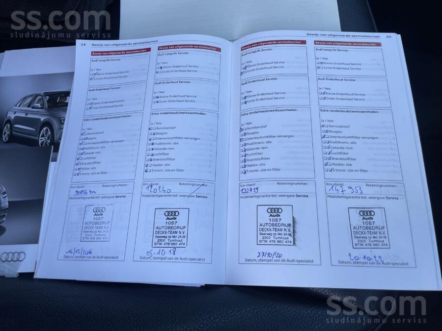 Grey Audi Q3 2012 in Ogre, with an engine capacity of 2.00 L and mileage of 178 thousand km for 11970 €, photo 27 on AUTOMOTO.COM.LV