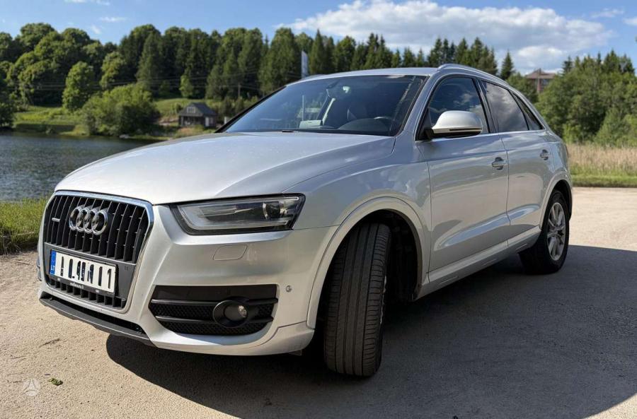 Grey Audi Q3 2012 in Utena, with an engine capacity of 1.97 L and mileage of 253 thousand km for 9000 €, photo 1 on AUTOMOTO.COM.LV